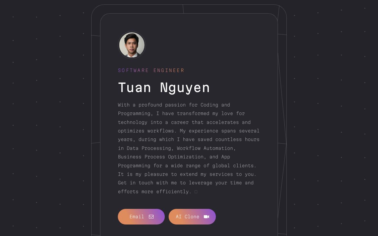 Tuan Nguyen - Software Engineer